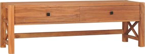 vidaXL TV skříňka se zásuvkami 120 x 40 x 45 cm masivní teakové dřevo [337927]