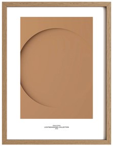 Idealform Poster no. 6 Round composition Barva: Terracotta, Velikost: 300x400 mm