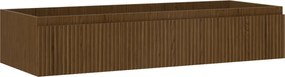 Mexen Rivel, koupelnová skříňka pod umyvadlo 120 cm, 1 zásuvka, drážkovaná, ořech, 91A20-12023-1-BF86