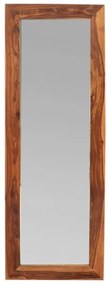 Indický nábytek - Zrcadlo Gani 60x170 z indického masivu palisandr Světle medová