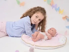 Llorens 73806 NEW BORN HOLČIČKA - realistická panenka miminko s celovi