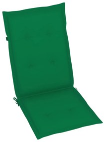 Zahradní polohovací židle s poduškami 4 ks masivní akácie,  3065352