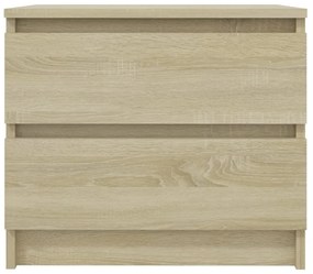 vidaXL Marketos Noční stolky 2 ks dub sonoma 50 x 39 x 43,5 cm kompozitní dřevo