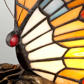 Tiffany lampa motýl Elstead QZ-OBUTTERFLY-TL