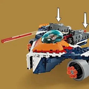 LEGO® Marvel 76278 Rocketův tryskáč Warbird vs. Ronan / Počet dílků: 2