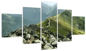 Obraz horské krajiny (125x70 cm)
