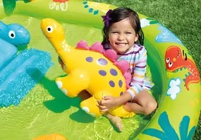 INTEX Hrací centrum Dinosaurus 57166 / Nafukovací bazén se skluzavkou
