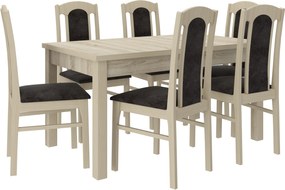 ADRK Furniture Sada stolu s židlemi RODOS 53 SE-ROD-53-S-B109