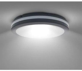 SOLIGHT LED přisazené svítidlo 18-22-26W | 2110lm |CCT 3000-4000-6500K | IP65, černé