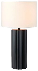 Černá stolní lampa s textilním stínidlem (výška 60 cm) Hashira – Markslöjd