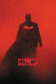 Plakát, Obraz - The Batman 2022 Red
