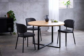 Designová jídelní židle Calixte tmavě šedá