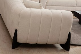 Hanah Home Třímístná pohovka SANDREO bílá 248 cm