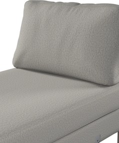 Potah na přídavný šezlong IKEA Karlstad, krátký barva šedá látka pletený vzor