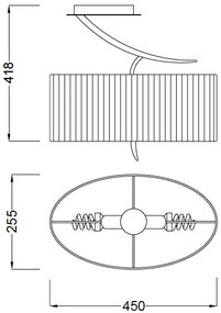 MANTRA Elegantní stropní svítidlo EVE 1152