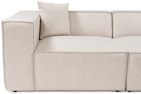 Hanah Home Třímístná pohovka LORA světle hnědá 303 cm