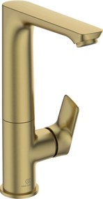 Ideal Standard Connect Air - Umyvadlová baterie Slim s otočným výtokem, Brushed Gold A7023A2