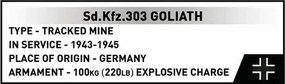 COBI 2680 Goliath Varšavské povstání / Historická kolekce / 1:28 / 311
