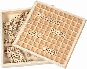 Small Foot Dřevěná hra Scrabble / od 6 let