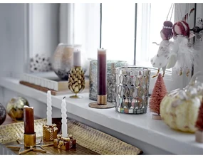 Polyresinové svícny v sadě 3 ks Halia – Bloomingville