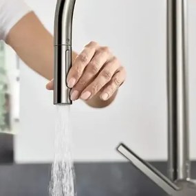 Hansgrohe - Dřezová baterie Talis s výsuvnou sprškou, sBox, vzhled ner