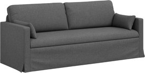Set pohovek 2 ks Tmavě šedá textil 3407582
