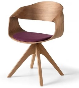SITIA - Otočná židle CHANTAL dřevěná