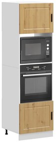 Skříňky na troubu 2 ks "Porto" dub artisan kompozitní dřevo 3315060