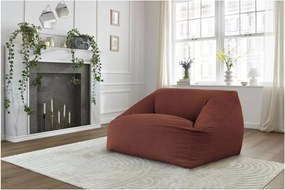 Oranžový manšestrový sedací vak Lilibet – Bobochic Paris