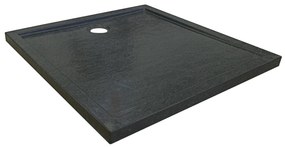 Novoterm Čtvercová akrylátová sprchová vanička NV-David 90x90 nízká, černá
