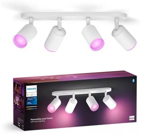 Philips - LED RGBW Stmívatelné bodové svítidlo Hue FUGATO 4xGU10/4,2W/230V bílá