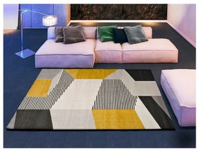 Šedo-béžový koberec Universal Elle Multi, 120 x 170 cm