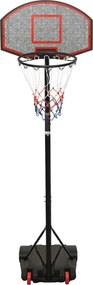 vidaXL Basketbalový koš 216–250 cm polyethylen [93656] Barva: Bílá