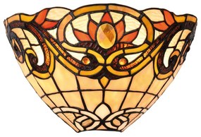 Nástěnná lampa Tiffany Fleur – 30x15x20 cm
