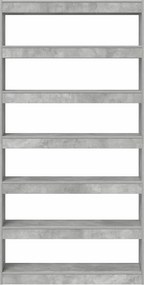 Knihovna 6 úrovní 100 x 30 x 198 cm Kompozitní dřevo 3333927