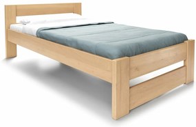 Zvýšená postel jednolůžko ELA, 120x200, masiv buk