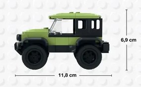 BRIXIES Plus 222.101 Off-road - terénní vozidlo zelené