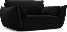 Černé sametové křeslo Vanda – Mazzini Sofas
