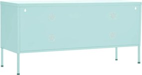 TV skříňka mátová 105 x 35 x 50 cm ocel 336239
