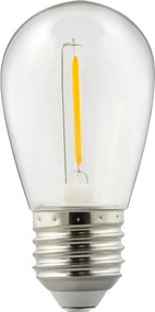 T-LED LED žárovka Filament 1W E27 oválná 032565