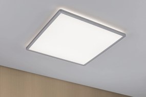 Paulmann 71009 Atria Shine, matně chromové stropní svítidlo s korónou, 22W LED 4000K tříkrokové stmívání, 42x42cm