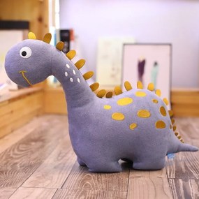 Roztomilý plyšák dinosaurus 25 cm fialový