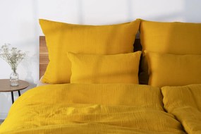 Celoroční mušelínové povlečení Honey - GOTS Velikost: 140 x 200 + 70 x 90