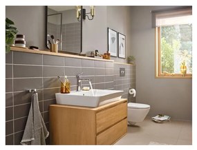 Hansgrohe Rebris E - Páková umyvadlová baterie 110 CoolStart s odtokovou soupravou s táhlem, chrom 72559000