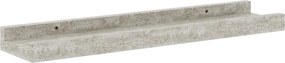 Nástěnné police 2 ks betonově šedé 40 x 9 x 3 cm 326699