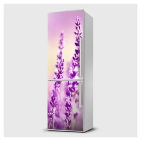 E-shop24, Pi51SL806, Rozměr 65x180 cm, Fototapeta samolepící na lednice - Levandule fialová