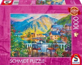 SCHMIDT Puzzle Malebný Hallstatt / 1000 dílků