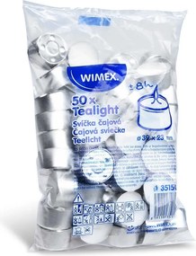 Wimex 35150 - čajová svíčka 39 × 23 mm, ~ 8 h - 50 ks