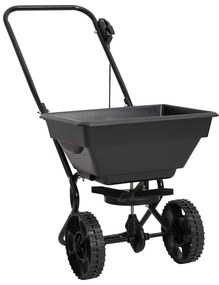 Ručně tlačené rozmetadlo soli PVC a ocel 80 x 46 x 75 cm 15 L 142965