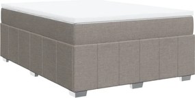 Box spring postel s matrací taupe 140x200 cm textil 3285481